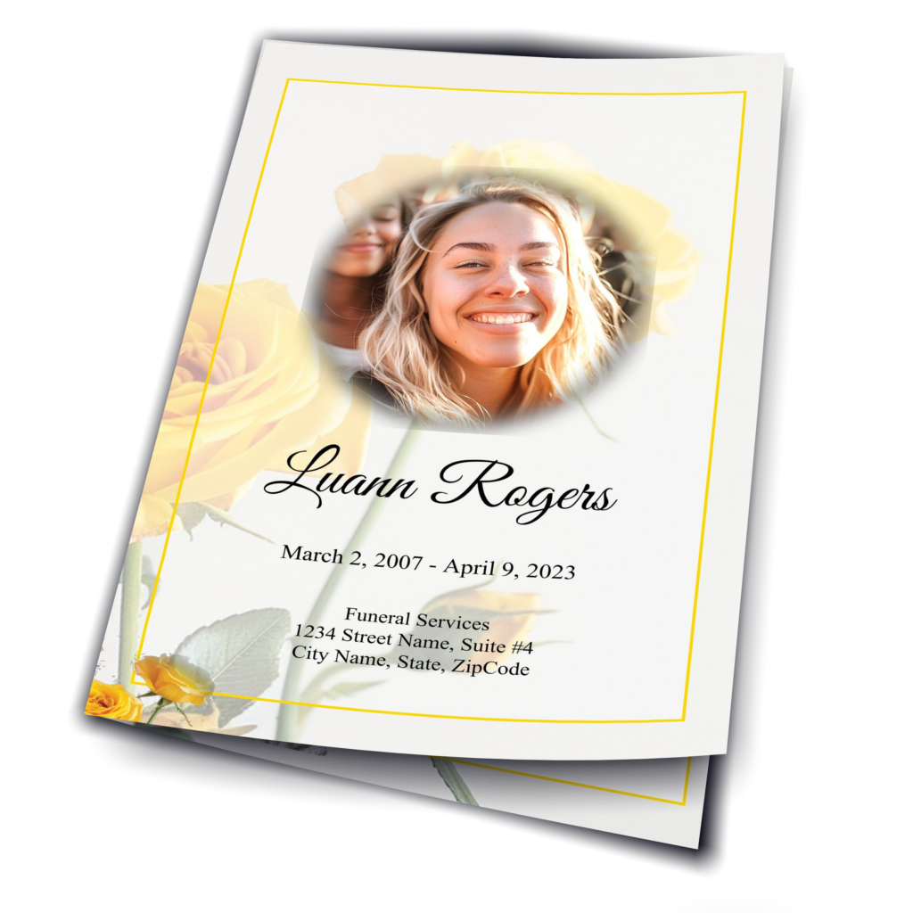 Custom Funeral Programs | Same-Day Shipping Available